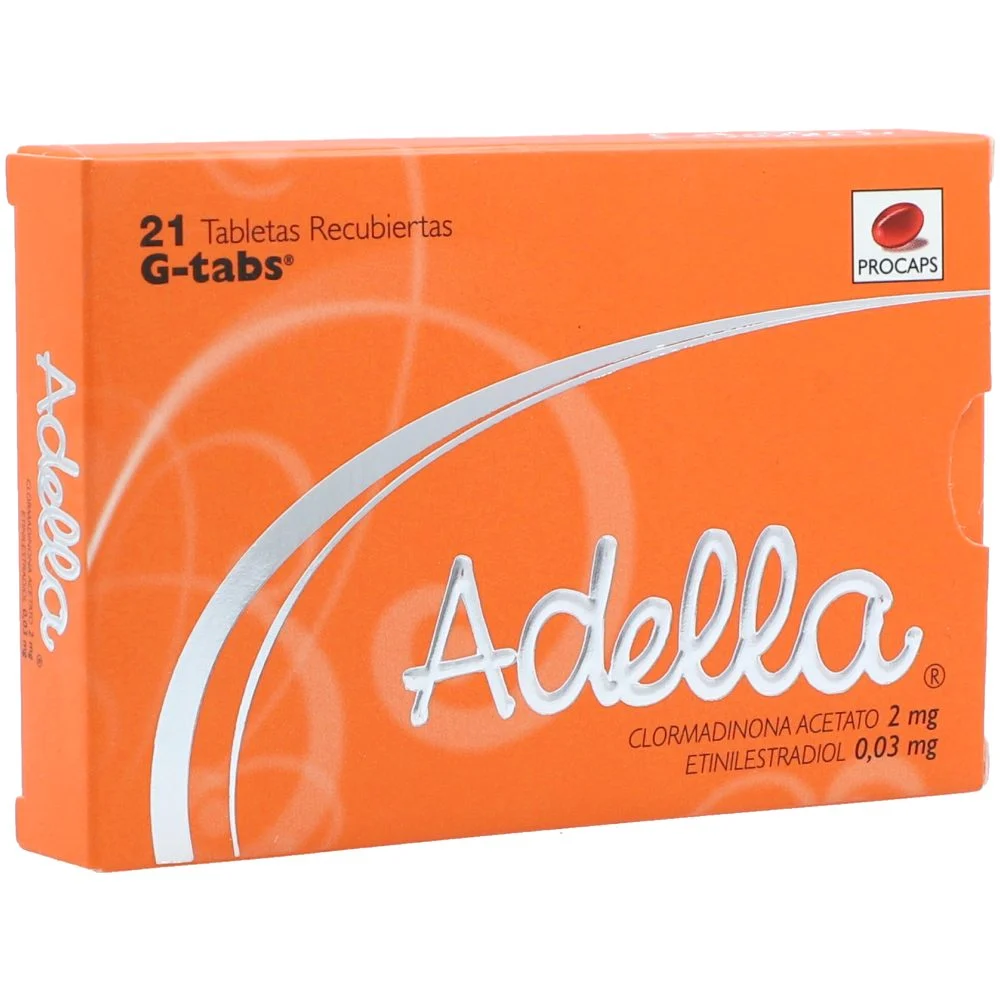 Anticonceptivo Adella CX21 2mg 0.03mg