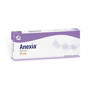 ANEXIA 90MG CX14 TAB CUBIERTAS (ETORICOXIB) (TECNOQUIMICAS) - EcoFarma