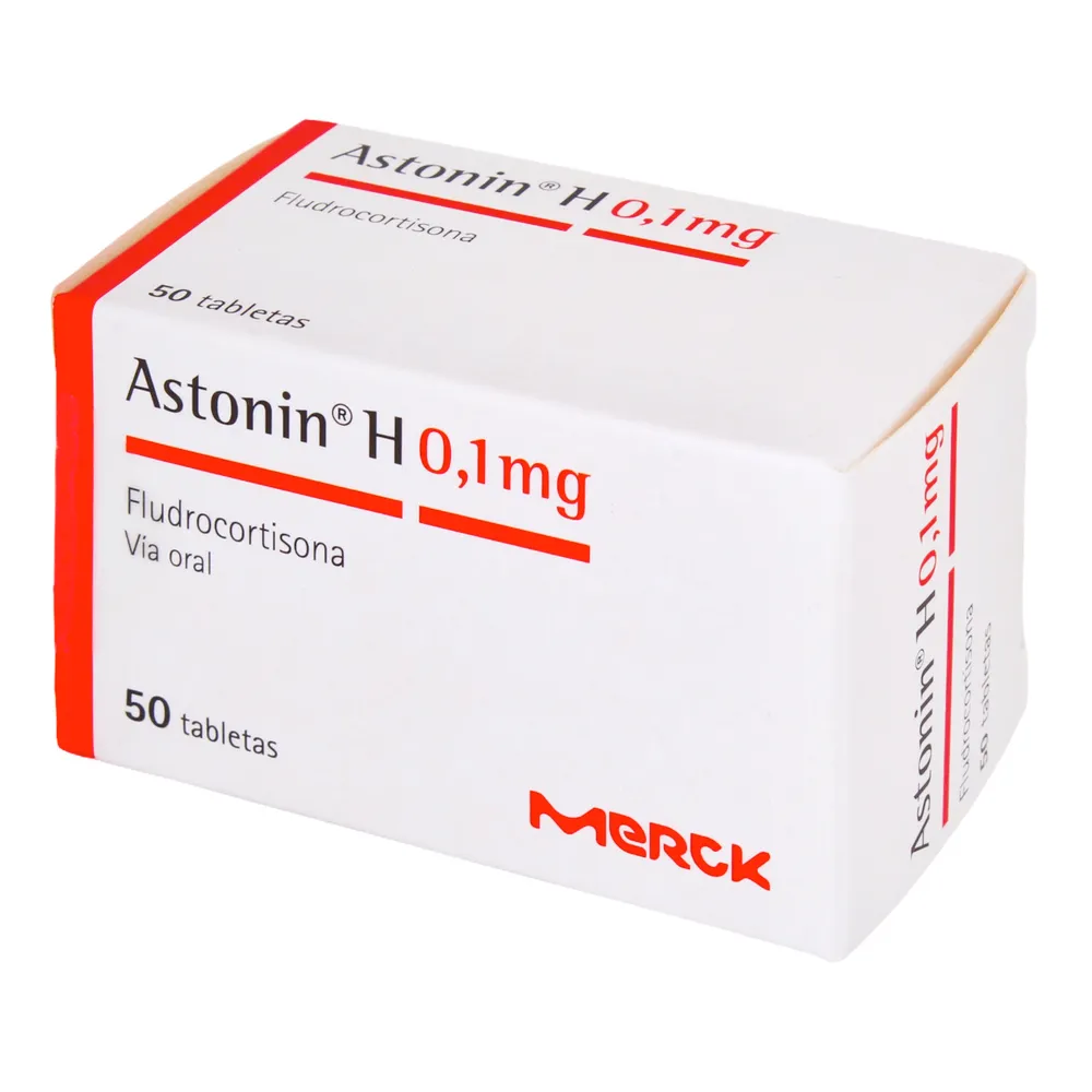 ASTONIN H Fludrocortisona 0.1MG Tabletas