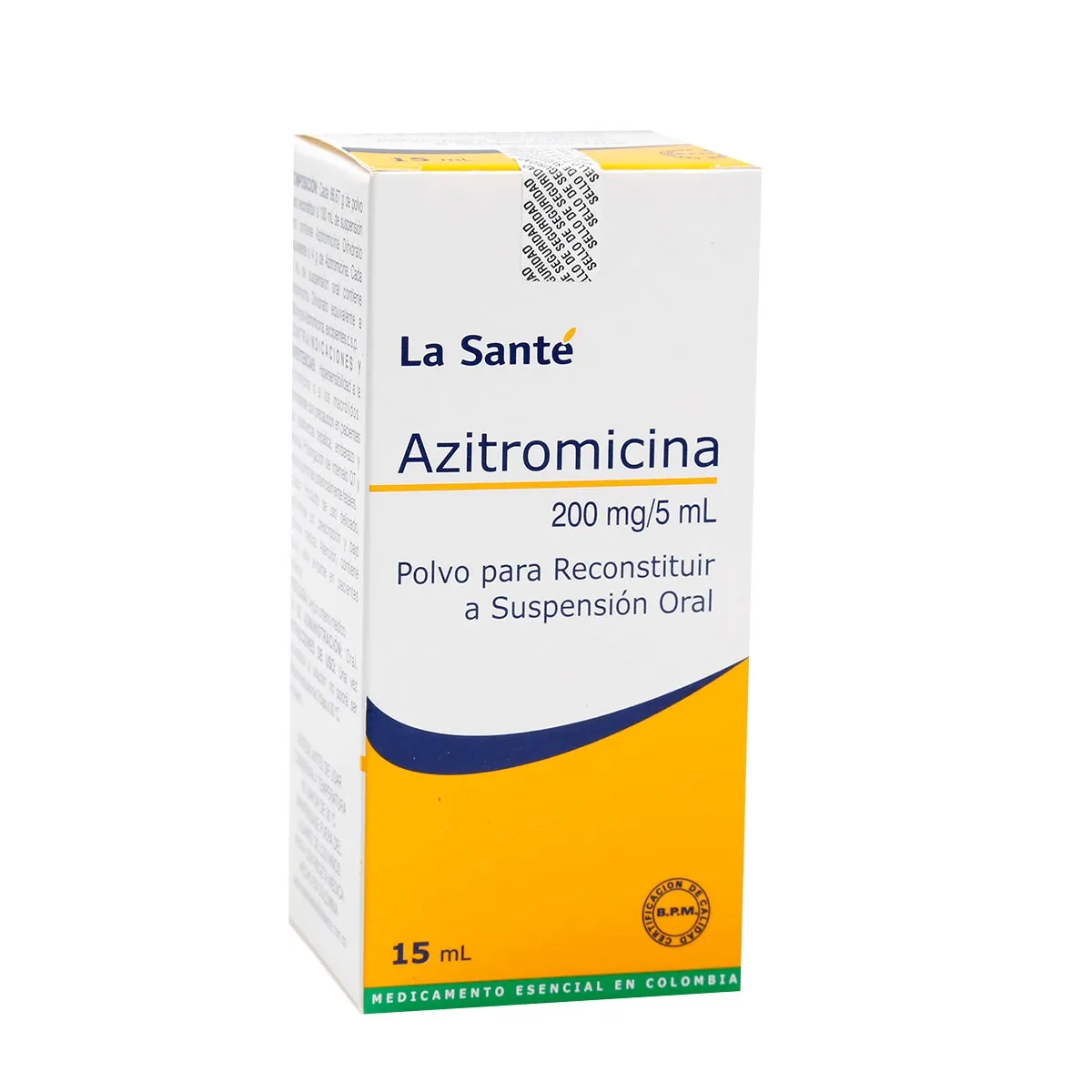 Azitromicina 200mg/5ml Suspensión