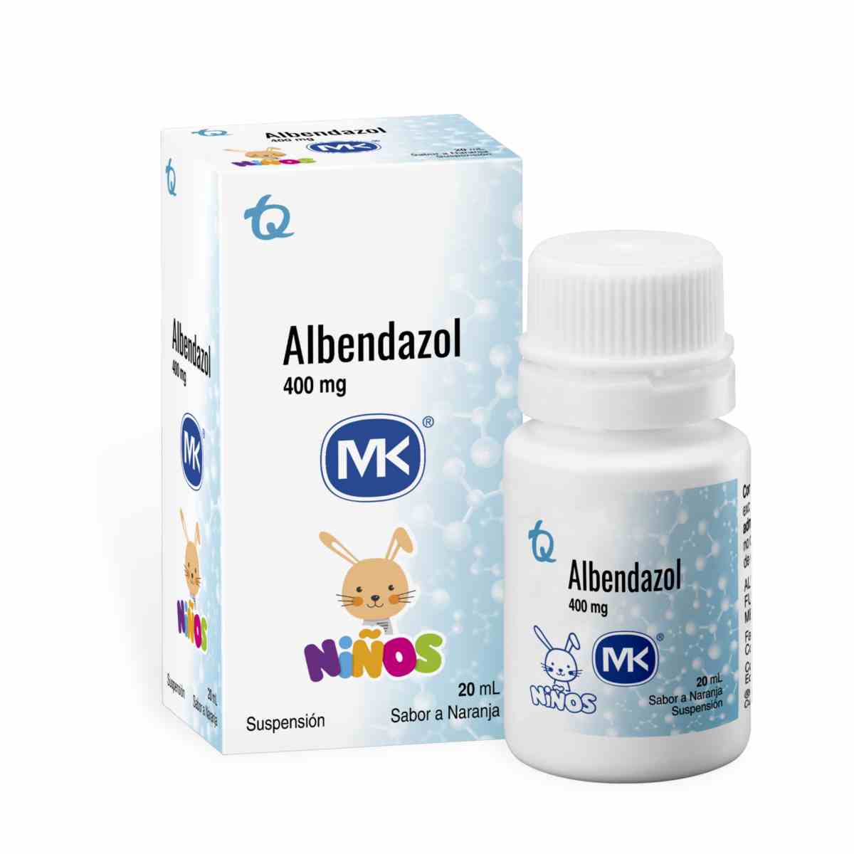 ALBENDAZOL 400 MG SUSPENSION X 20 ML - EcoFarma