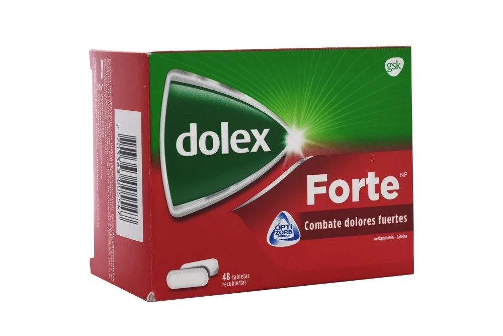 Dolex Forte CX48 Alivio Dolor Fuerte