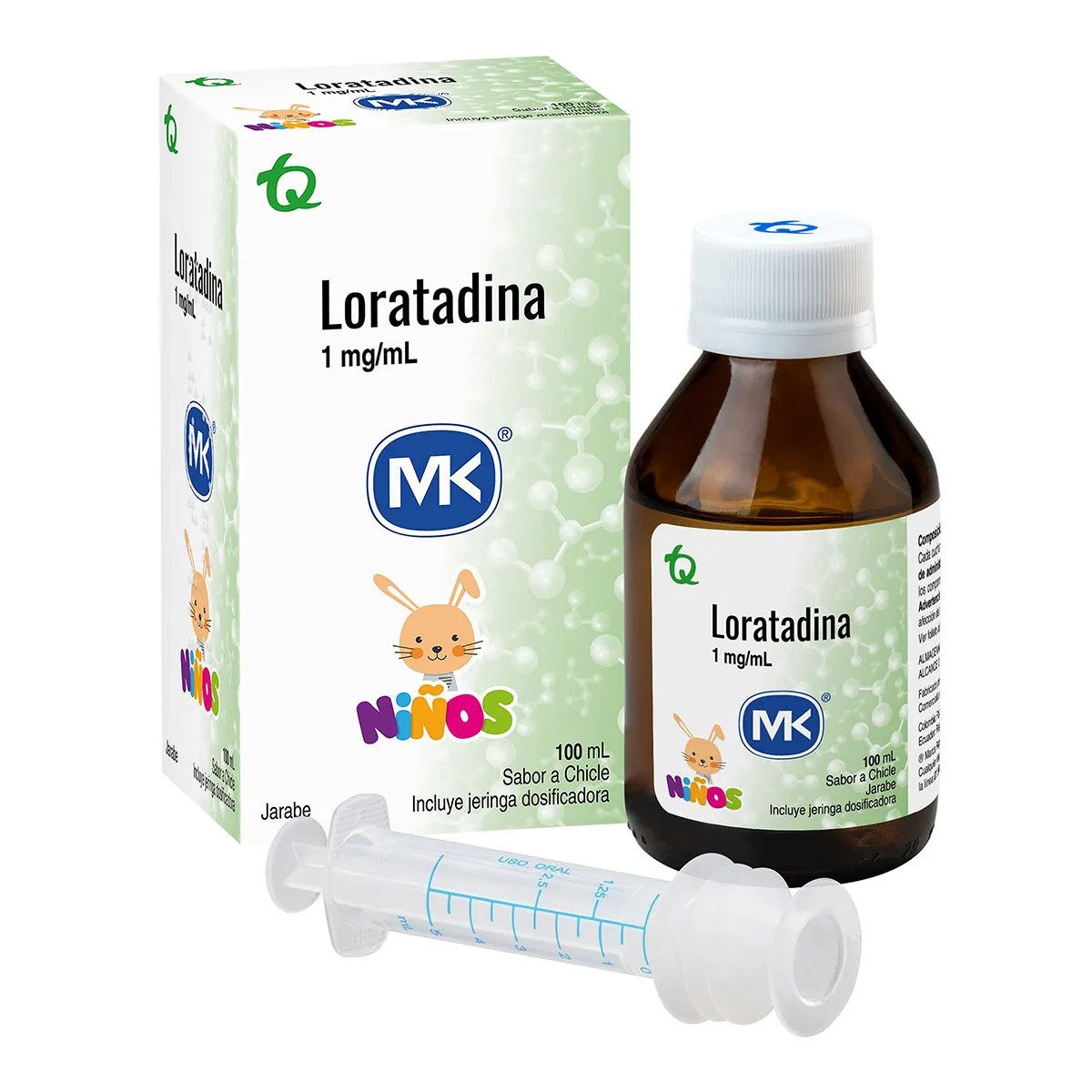 Loratadina 1mg/ml Jarabe para Alergias - 100ml