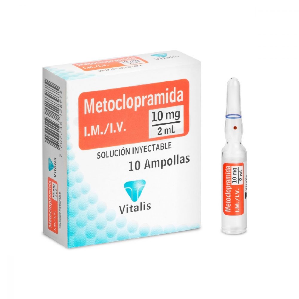 METOCLOPRAMIDA 10 MG 2 ML X 10 AMP - EcoFarma