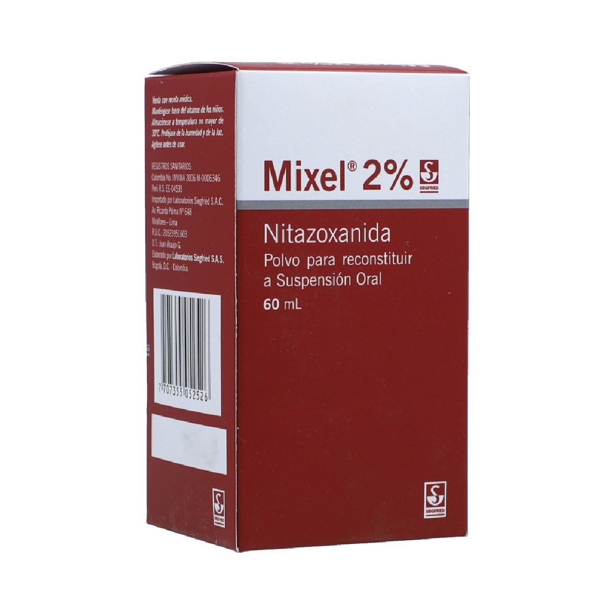 MIXEL NITAZOXANIDA 1 MCG SUSPENSION X 30 ML - EcoFarma