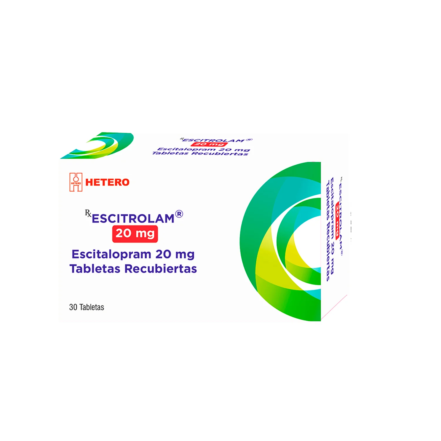 Escitrolam 20mg Efectivo | Tabletas para Bienestar Mental