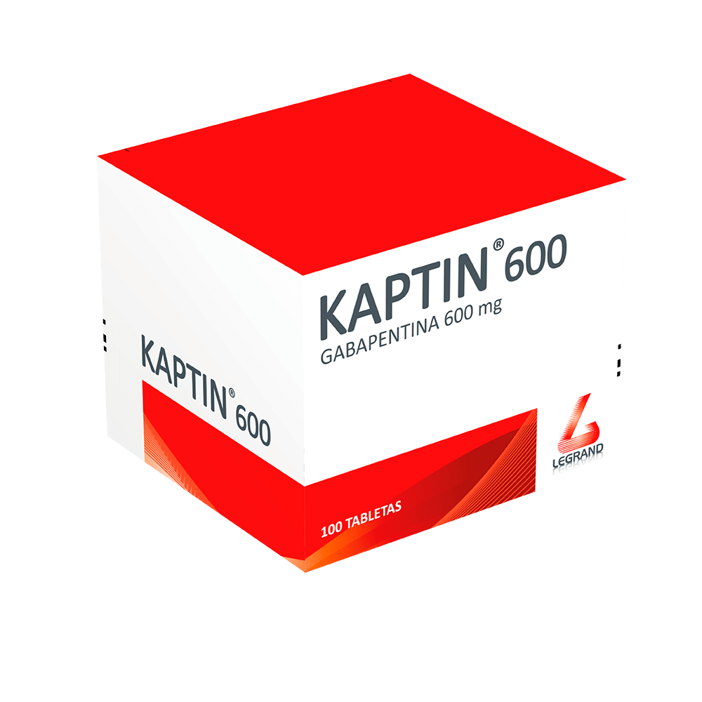 Kaptin 600 mg Gabapentina Alivio Dolor Intenso