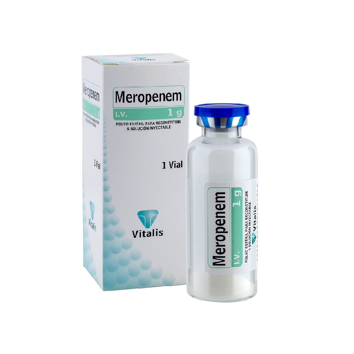 Meropenem Antibiotico 1g Vial Vitalis