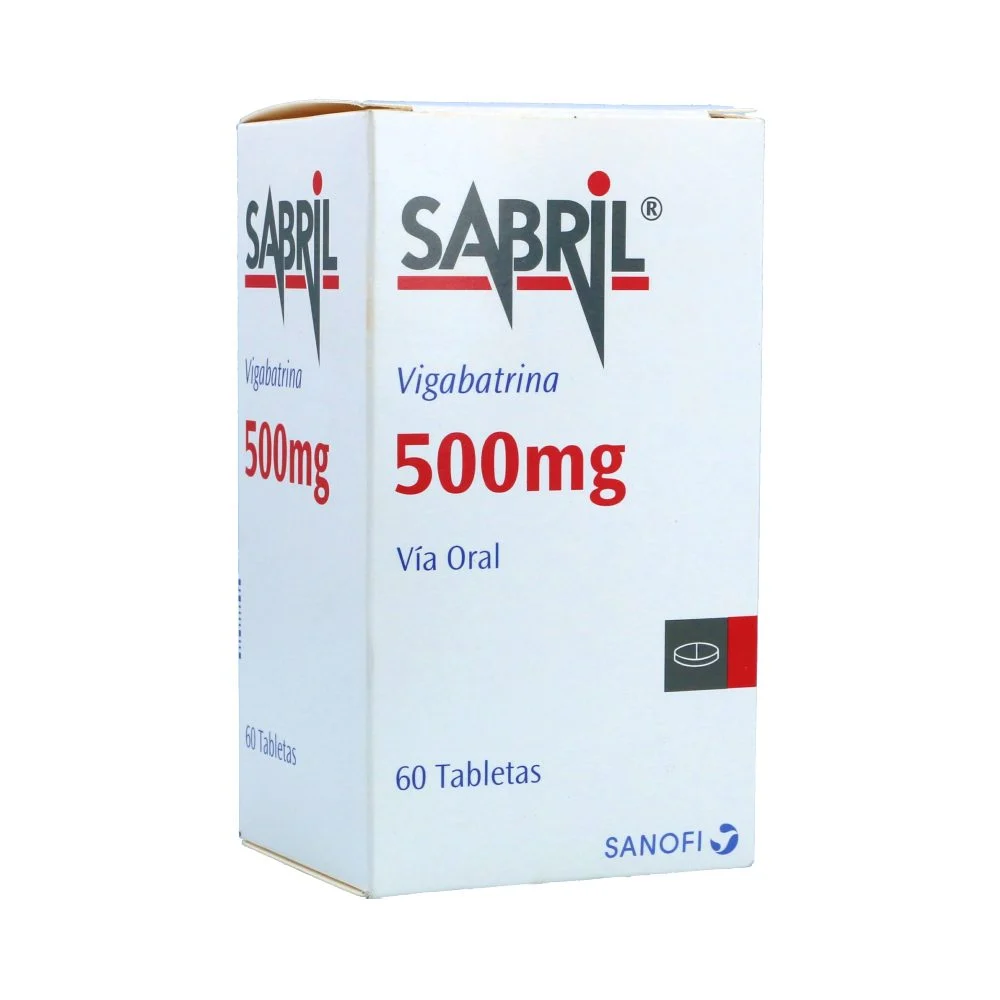 Vigabatrina Sabril 500mg Sanofi Tabletas