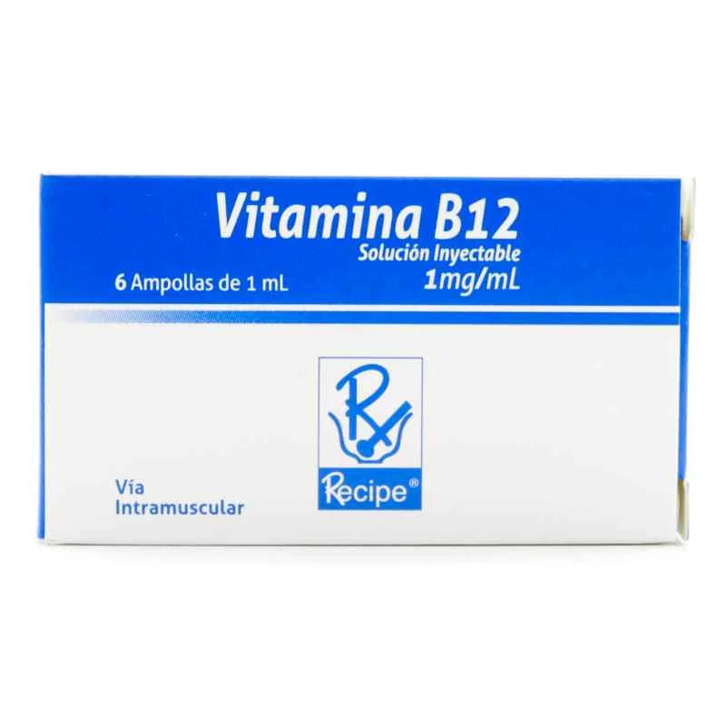 Vitamina B12 1mg CX6 Ampollas Bussie
