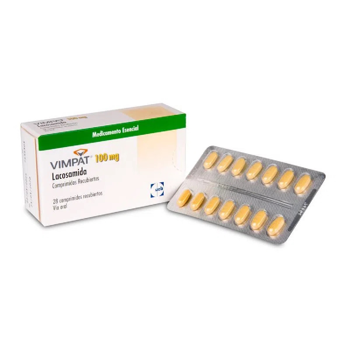 VIMPAT LACOSAMIDA 100 MG X 28 TABL - EcoFarma