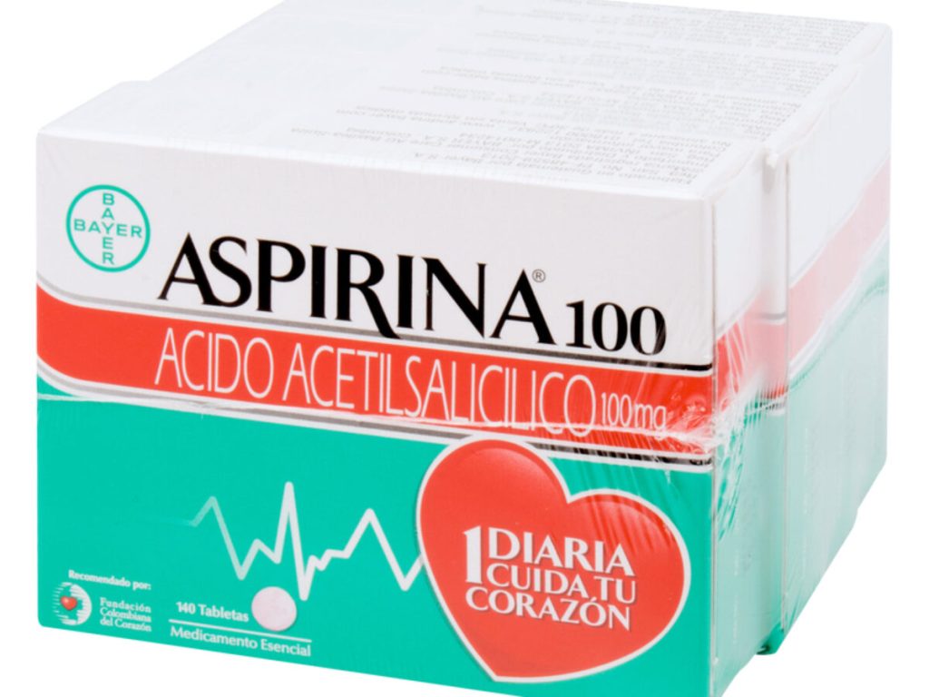 ASPIRINA ACIDO ACETILSALICILICO 100 MG X 140 TABL (4) PRECIO ESPECIAL LIMITADA - EcoFarma