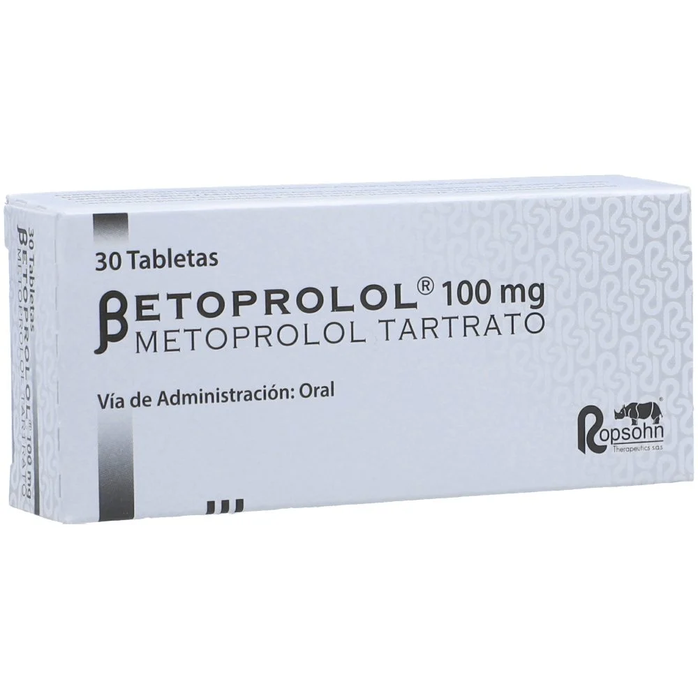 BETOPROLOL METOPROLOL 100 MG X 30 TABL - EcoFarma