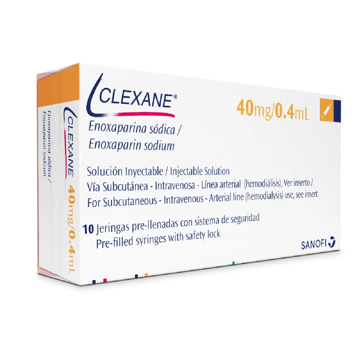 CLEXANE ENOXAPARINA 40 MG X 10 AMP - Ecofarma