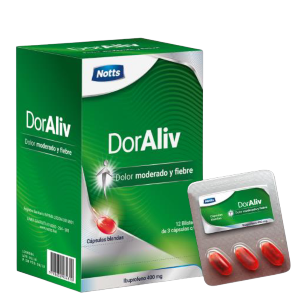 DORALIV IBUPROFENO 400 MG X 36 CAP - EcoFarma