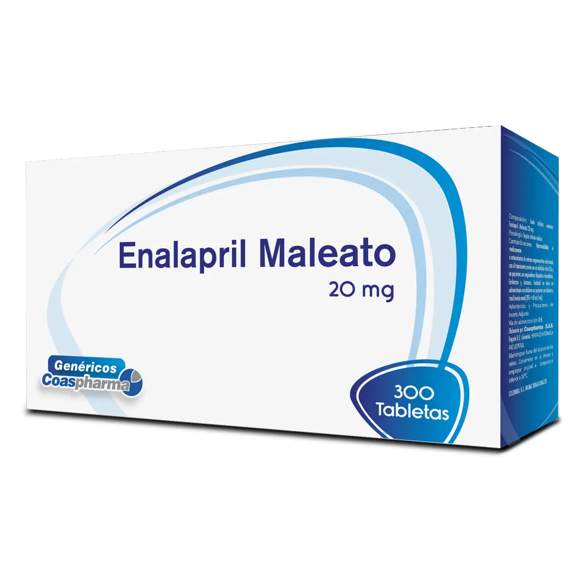 ENALAPRIL 20 MG X 330 TABL - EcoFarma