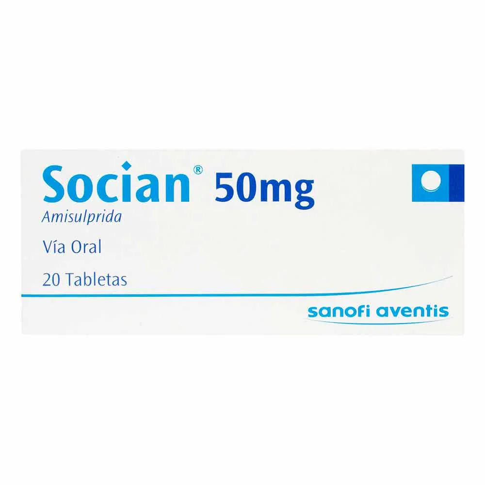 SOCIAN AMISULPRIDA 50 MG X 20 TABL - EcoFarma