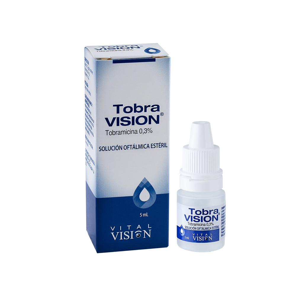 TOBRAVISION TOBRAMICINA 0.3 % OFTALMICO X 5 ML - EcoFarma