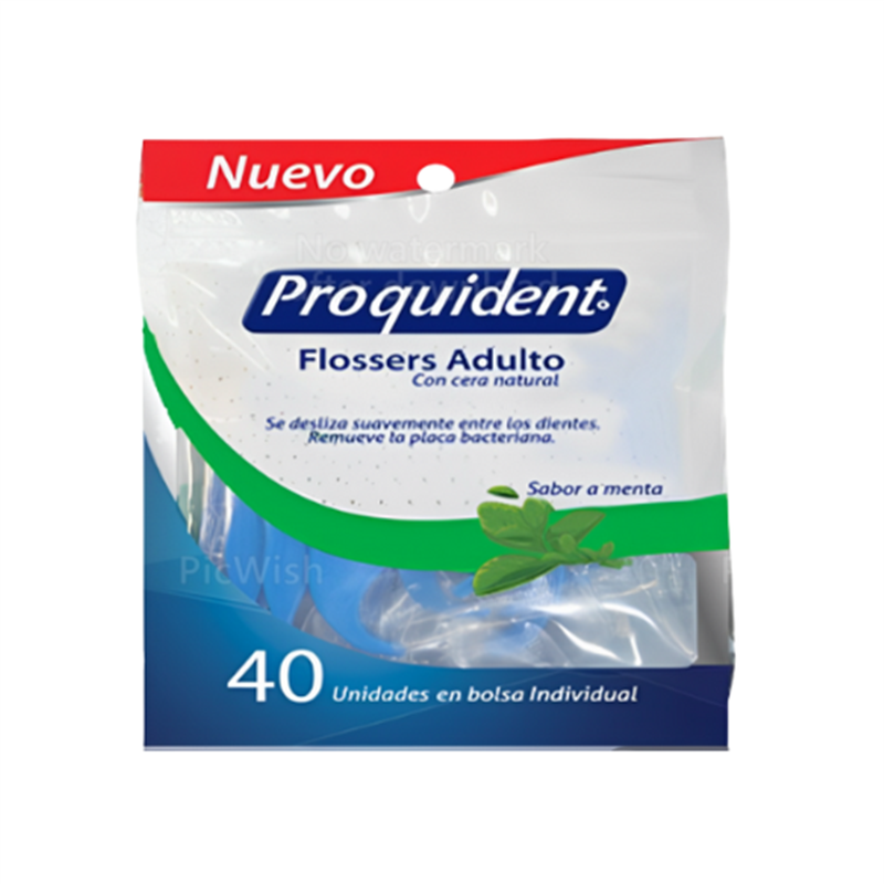Flossers Proquident Cera Menta 40 Pack