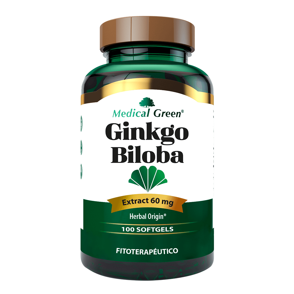 Ginkgo Biloba 60mg Energía Natural Suplemento