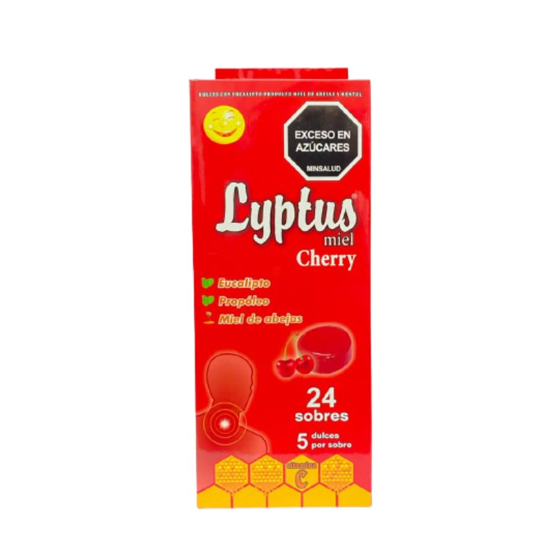 Lyptus Tabs Cherry Miel | Alivio Rápido Dolor de Garganta
