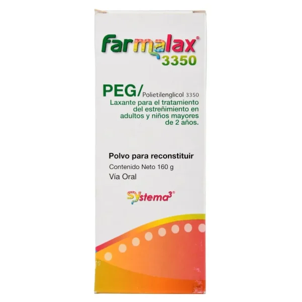 Polietilenglicol 3350 Eficaz Laxante 160g