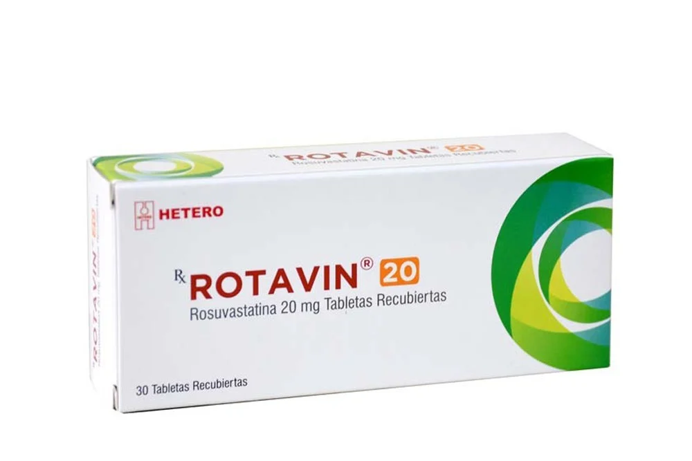 Rosuvastatina 20mg Caja x30 Rotavin Hetero