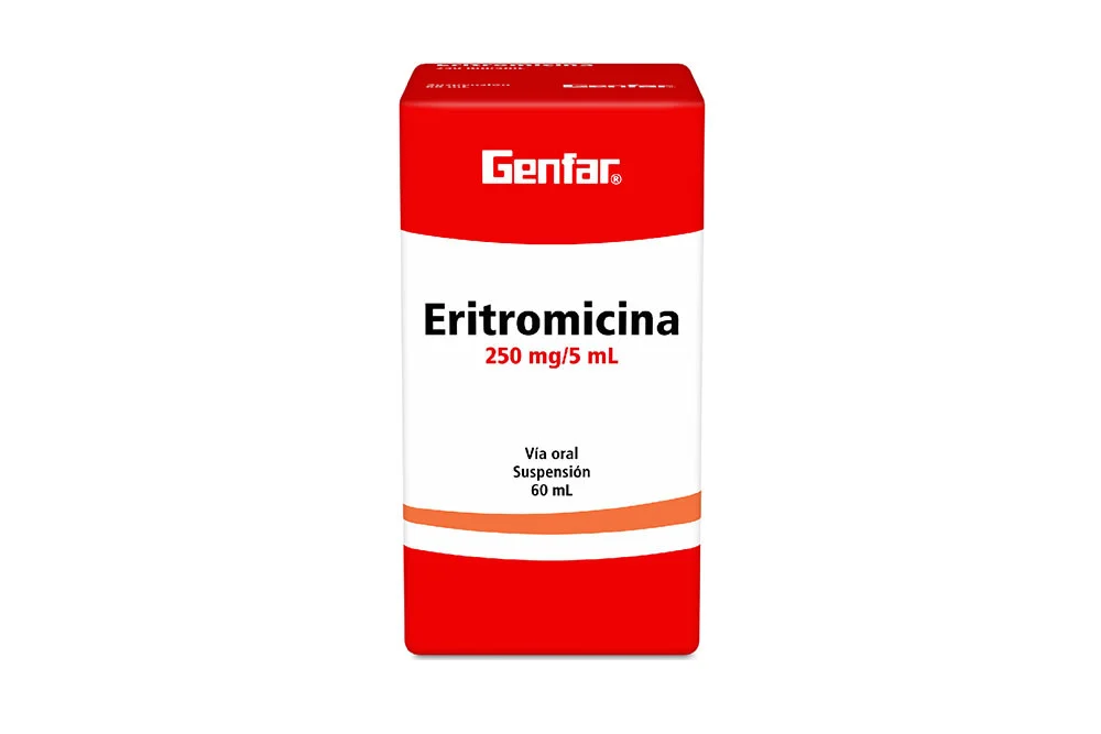 Eritromicina 250 mg | Antibiótico Líquido Potente