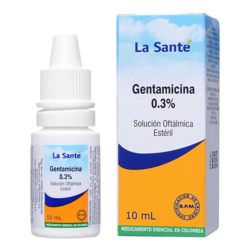 Gentamicina Solución Oftálmica 10ml La Sante