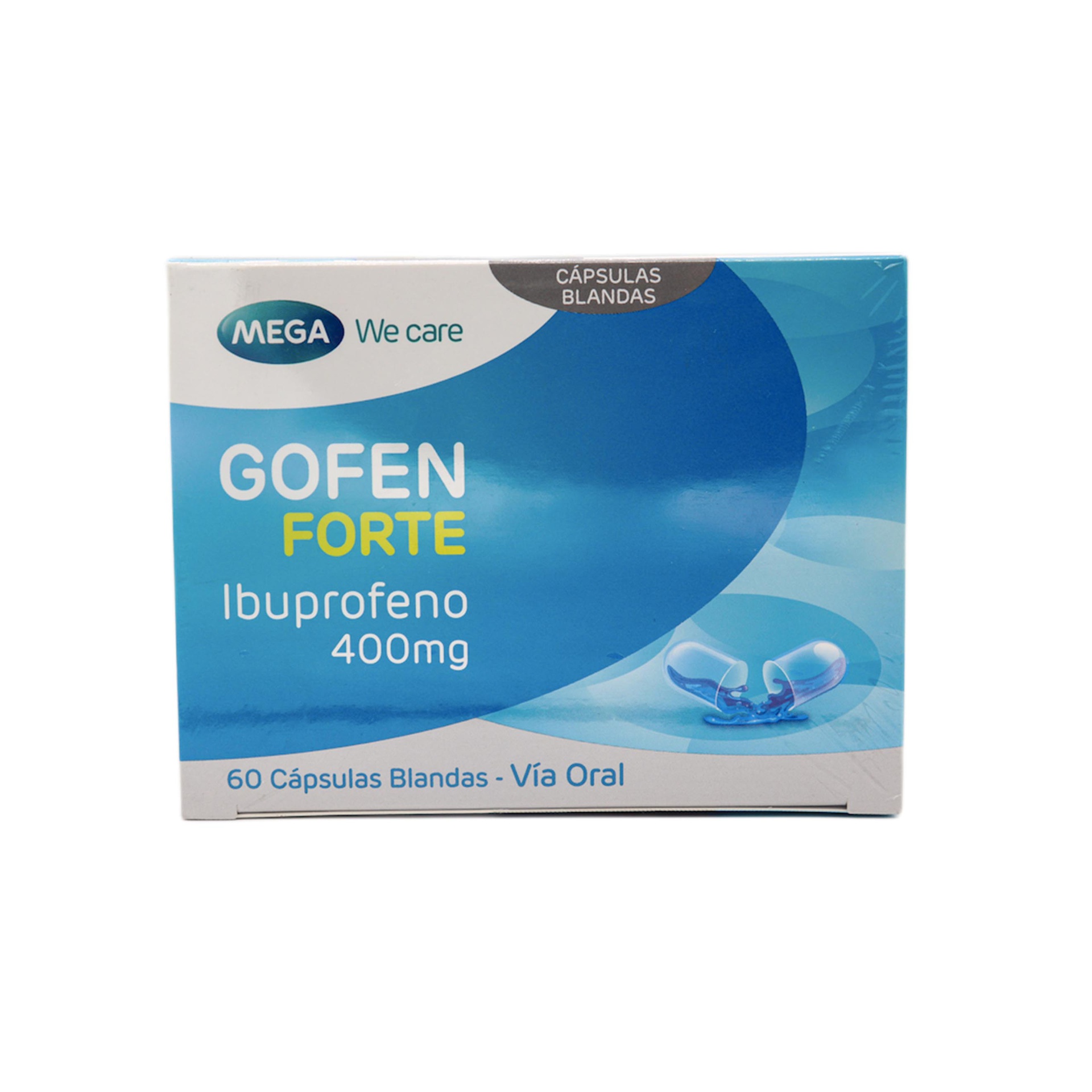 Gofen Forte Dolor Fuerte Ibuprofeno 400mg 60 Caps