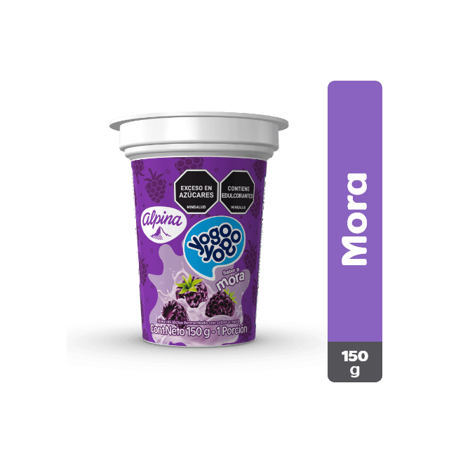 Yogurt Yogo Yogo Mora 150 Gr - Digestión Saludable